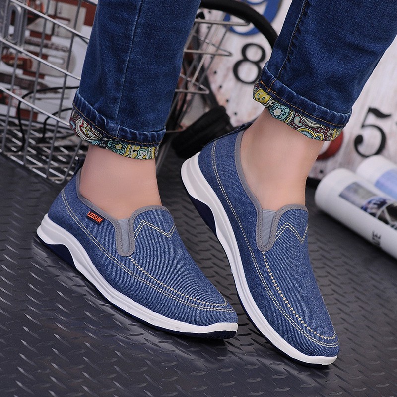 Jual CUCI GUDANG !! IMPORT SEPATU DENIM PRIA !!! | Shopee Indonesia