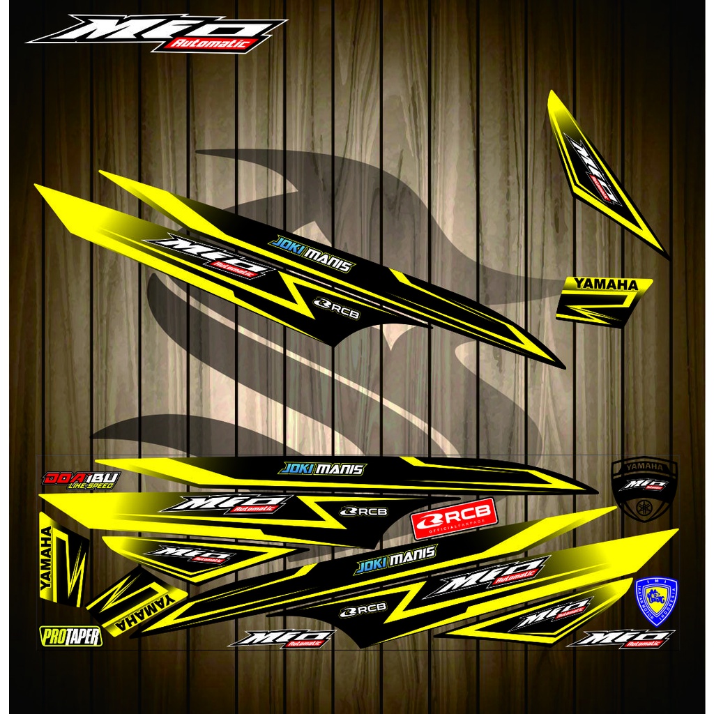 Jual STIKER VARIASI COD / ART CUSTOM VARIASI YAMAHA MIO SMILE/MIO OLD ...