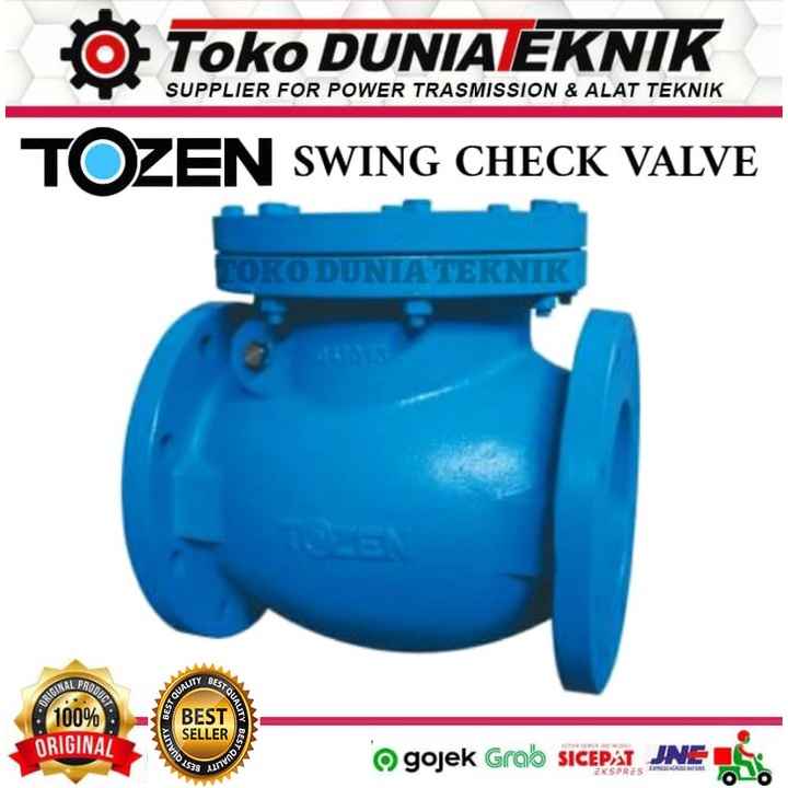 Jual DN80 (3") JIS 10K/16K/PN16 SWING CHECK VALVE CAST IRON TOZEN | Shopee Indonesia
