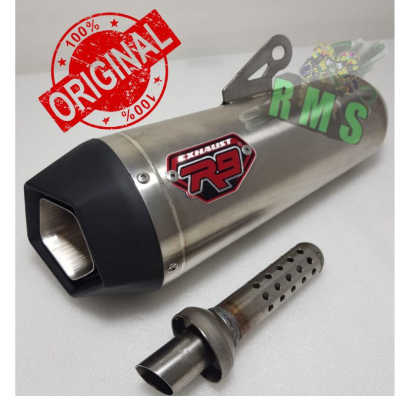 Jual knalpot r9 new alpha series all new r15 v3 r15 v2 Xsr155 all new ...