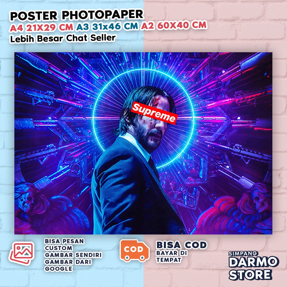 Jual Poster Supreme Hiasan Dinding Hypebeast Hypebis Hype Logo Fashion ...