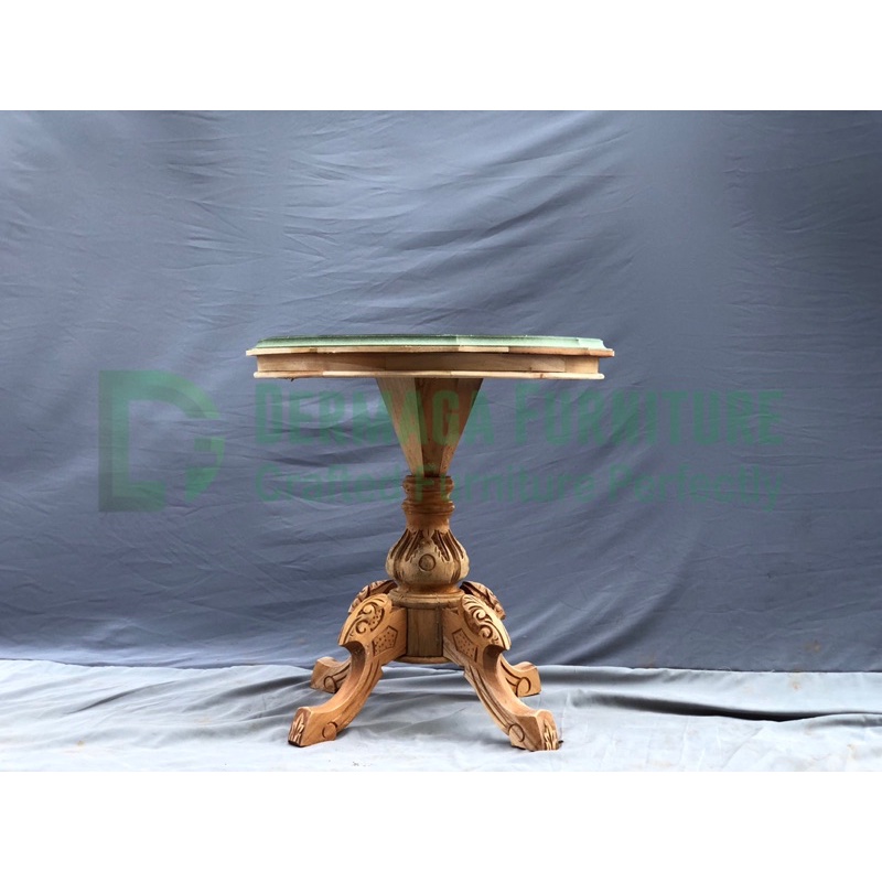 Jual MEJA TERAS CORONG MAHONI MDF K4 SOFA KURSI PELAMINAN DEKORASI ...