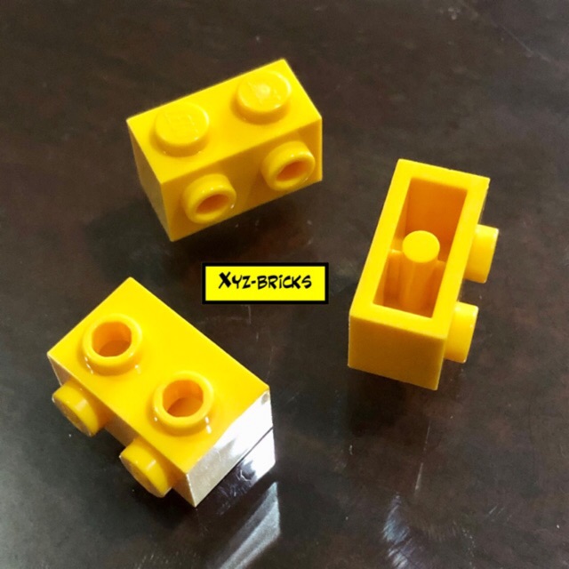 Jual LEGO PARTS 6119197 - Brick 1x2 with 2 Knobs Bright Yellow | Shopee ...