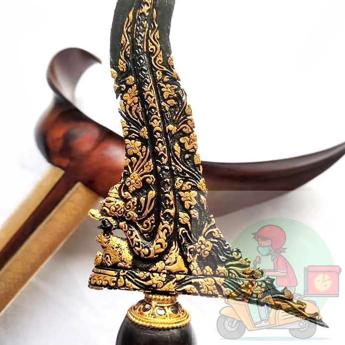Jual Keris Nogo Sosro Luk 13 Kinatah Emas Asli Tangguh Majapahit ...