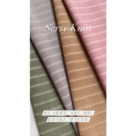 Jual KAIN KNIT STRIPE SPANDEX SERSY KNIT (GRADE A ; PREMIUM) | Shopee ...