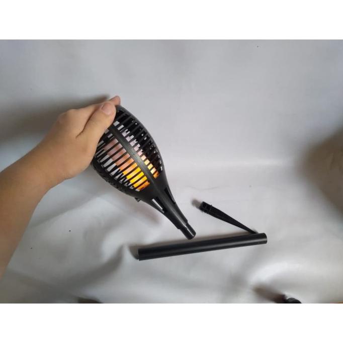 Jual Lampu obor 51 LED tenaga surya lampu api taman tancap solar ...