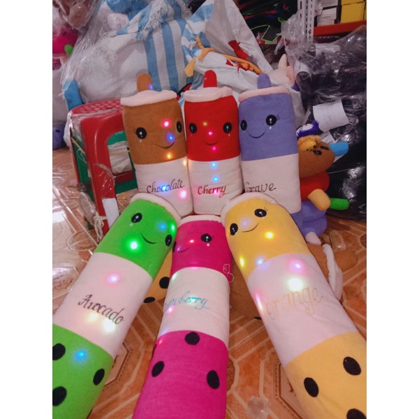 Jual BONEKA MILK TEA GULING BOBA LED MURAH | Shopee Indonesia