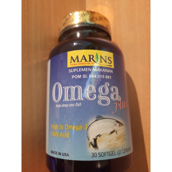 Jual marinox omega 3 plus isi 30 softgel | Shopee Indonesia