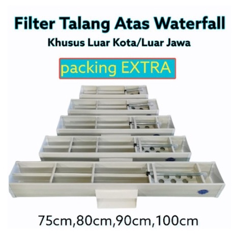 Jual TALANG FILTER ATAS WATERFALL AQUARIUM 75,80,90,100cm KHUSUS LUAR ...