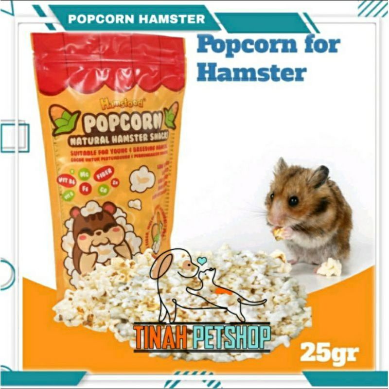Jual makanan hamster popcorn / hamsfood pop corn | Shopee Indonesia