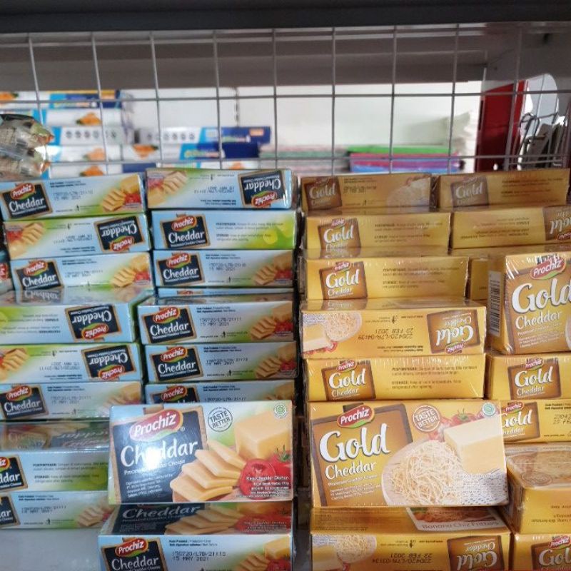 Jual Keju Prochiz Gold 160gr/Prochiz cheddar 160gr | Shopee Indonesia