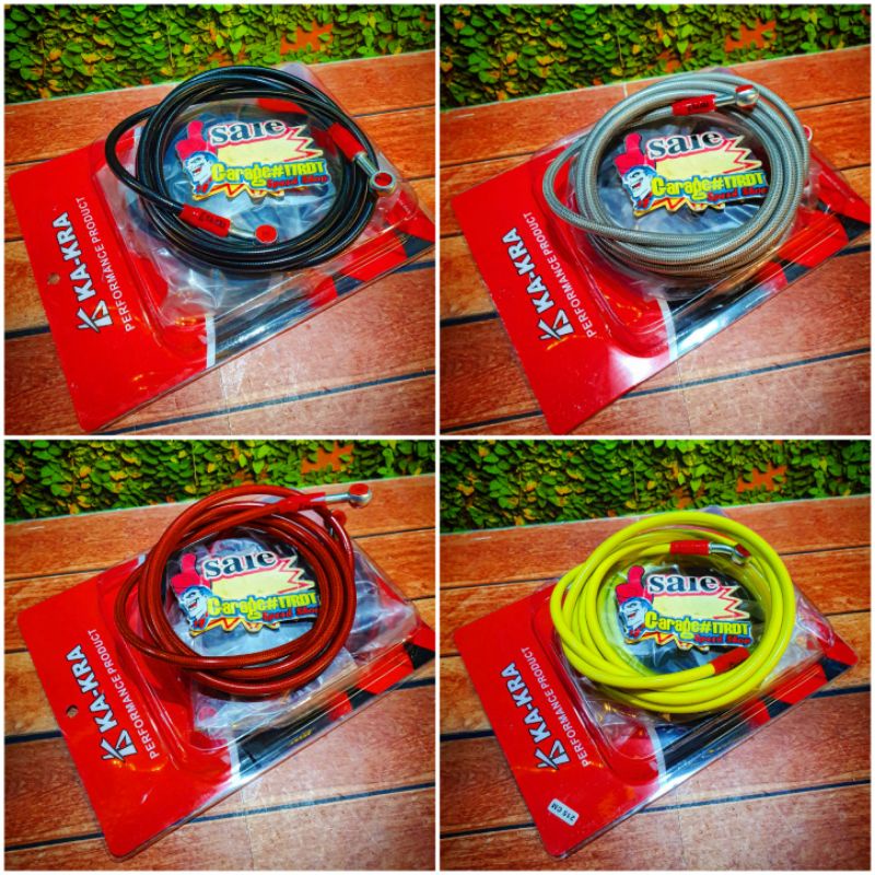 Jual Selang Rem Belakang Ka Kra Serat Carbon Banjo Standar Ukuran 2 Meter Pnp Nmax 155 Xmax Pcx 