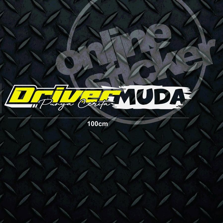 Jual 8.8 Brand Sticker Driver Muda punya cerita | cutting sticker ...