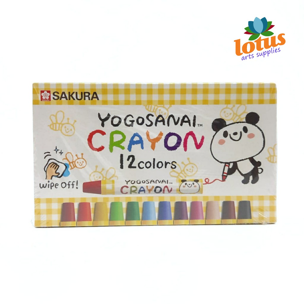Jual Sakura Yogosanai Crayon 12 Colour | Shopee Indonesia