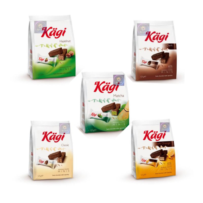 Jual Coklat KAGI Mini Chocolate Wafer asal Swiss 125gram / Coklat ...