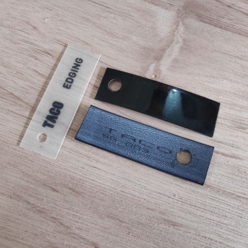 Jual TACO Edging PVC HPL 1 x 22 mm Solid Color Warna Solid | Shopee ...