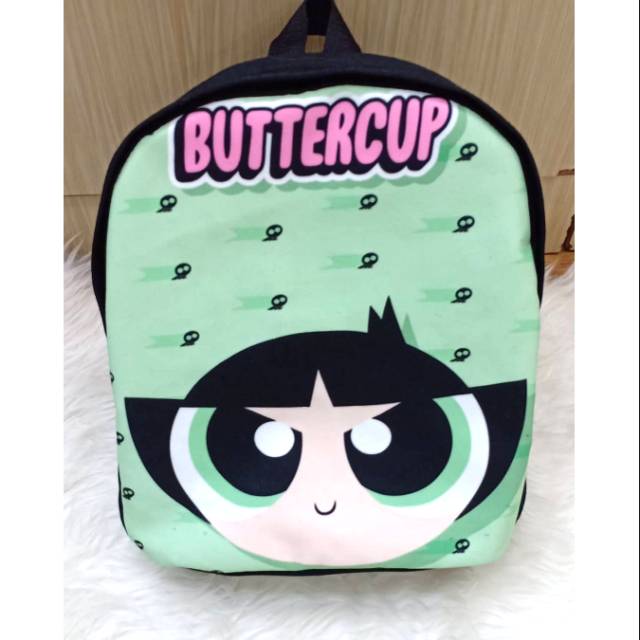 Jual Backpack kids powerpuff girls 'buttercup" | Shopee Indonesia