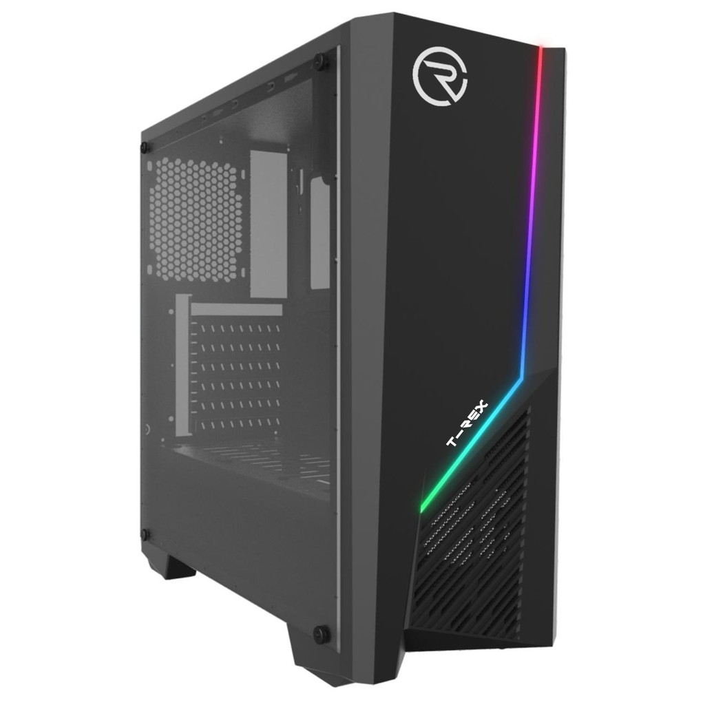 Jual CASING CPU GAMING RVTECH TREX BLACK | Shopee Indonesia