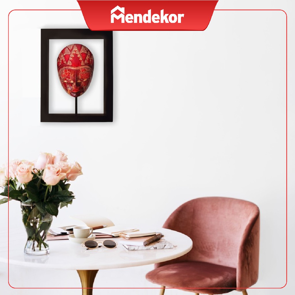 Jual Pajangan Hiasan Gantung Dinding Meja Topeng Modern Frame Unik ...
