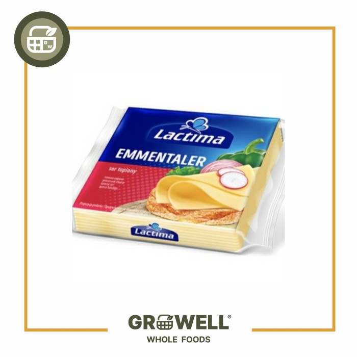 Jual Lactima Cheese Emmentaler Slice 130Gr | Shopee Indonesia