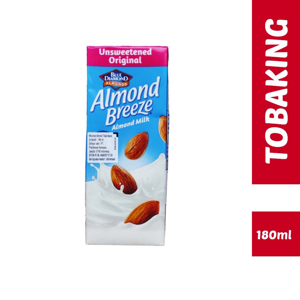 Jual Almond Breeze Almond Milk 180ml Rasa Unsweetened Original | Shopee Indonesia