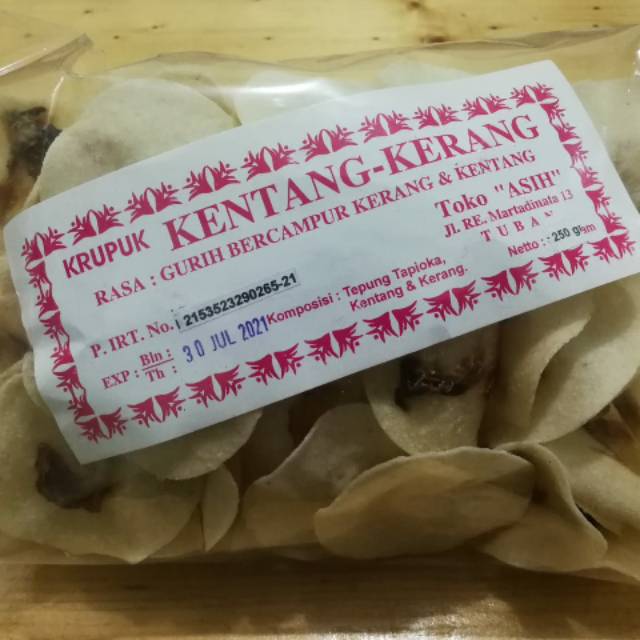 Jual Kerupuk kentang simping (kerang) | Shopee Indonesia