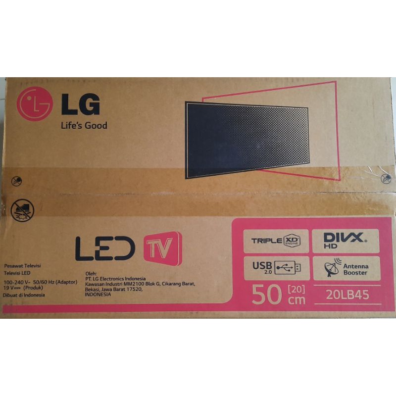 Jual TV LED LG 20inch 20" 20LB45 | Shopee Indonesia