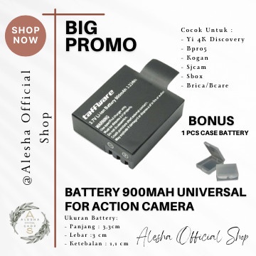 Jual Produk Terbaru Battery / Baterai Kogan / Yi 4K Discovery / Bpro 5 ...