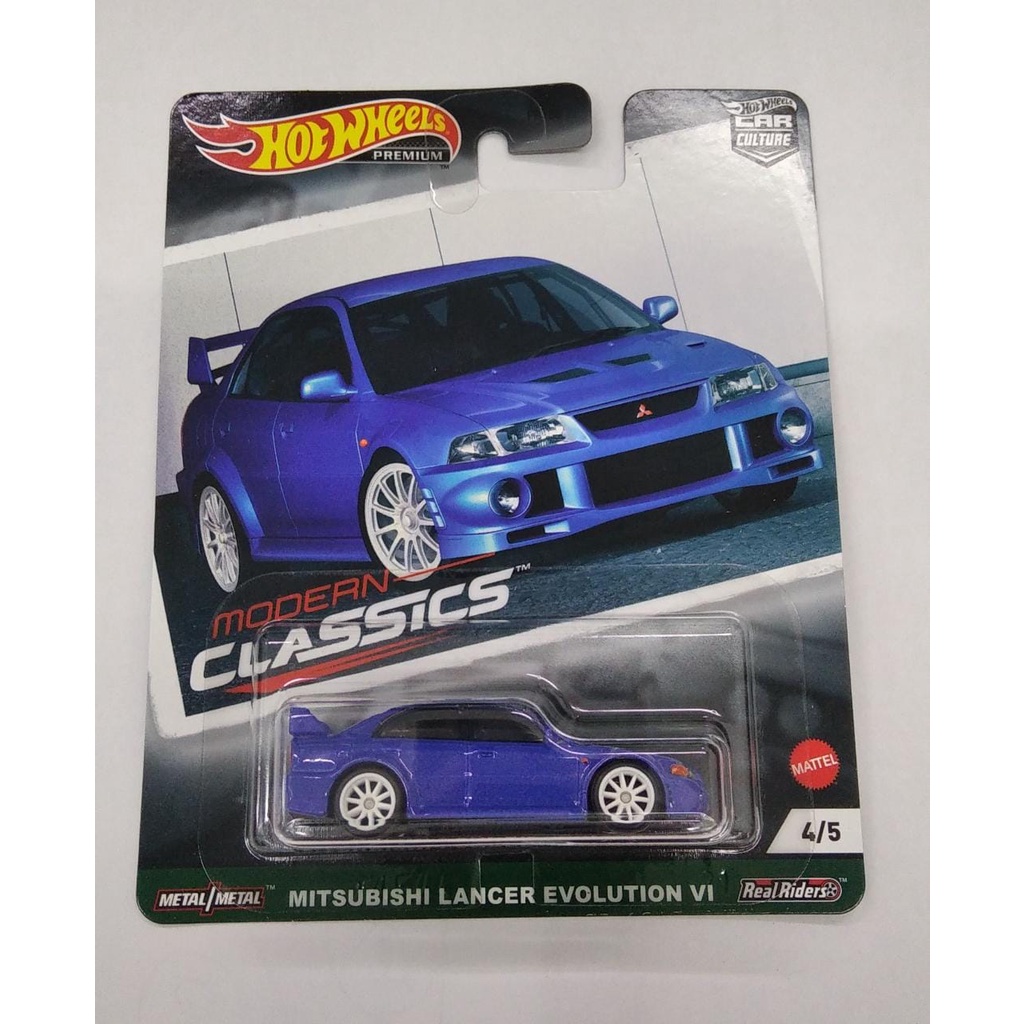 Jual Diecast Hot Wheels MITSUBISHI LANCER EVOLUTION VI Biru HW Modern ...