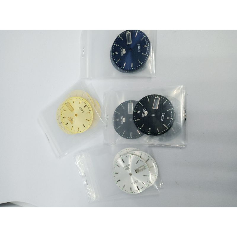 Jual plat dial jam tangan seiko 5 automatic 7009/7s26 plat jam seiko 5 ...