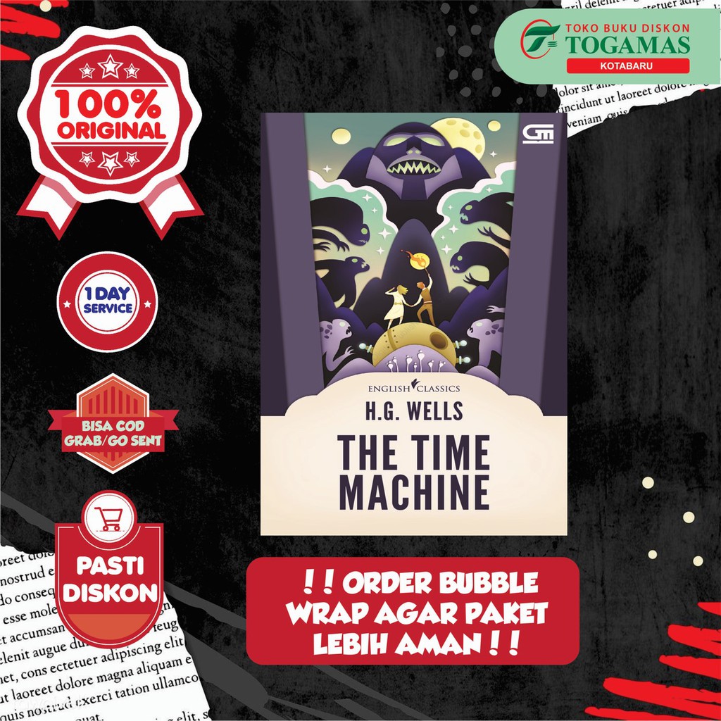 Jual English Classics: The Time Machine - H.G. Wells | Shopee Indonesia