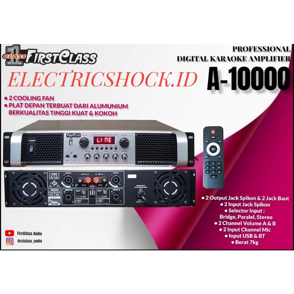 Jual POWER AMPLIFIER FIRSTCLASS FC A1000 / FIRST CLASS FCA1000 ...