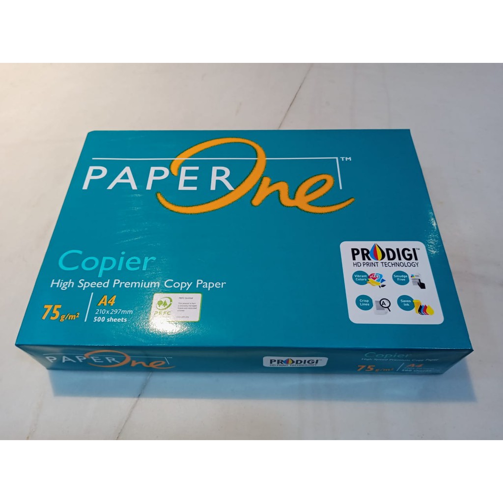 Jual PAPER ONE HVS A4 (75 GSM) | Shopee Indonesia