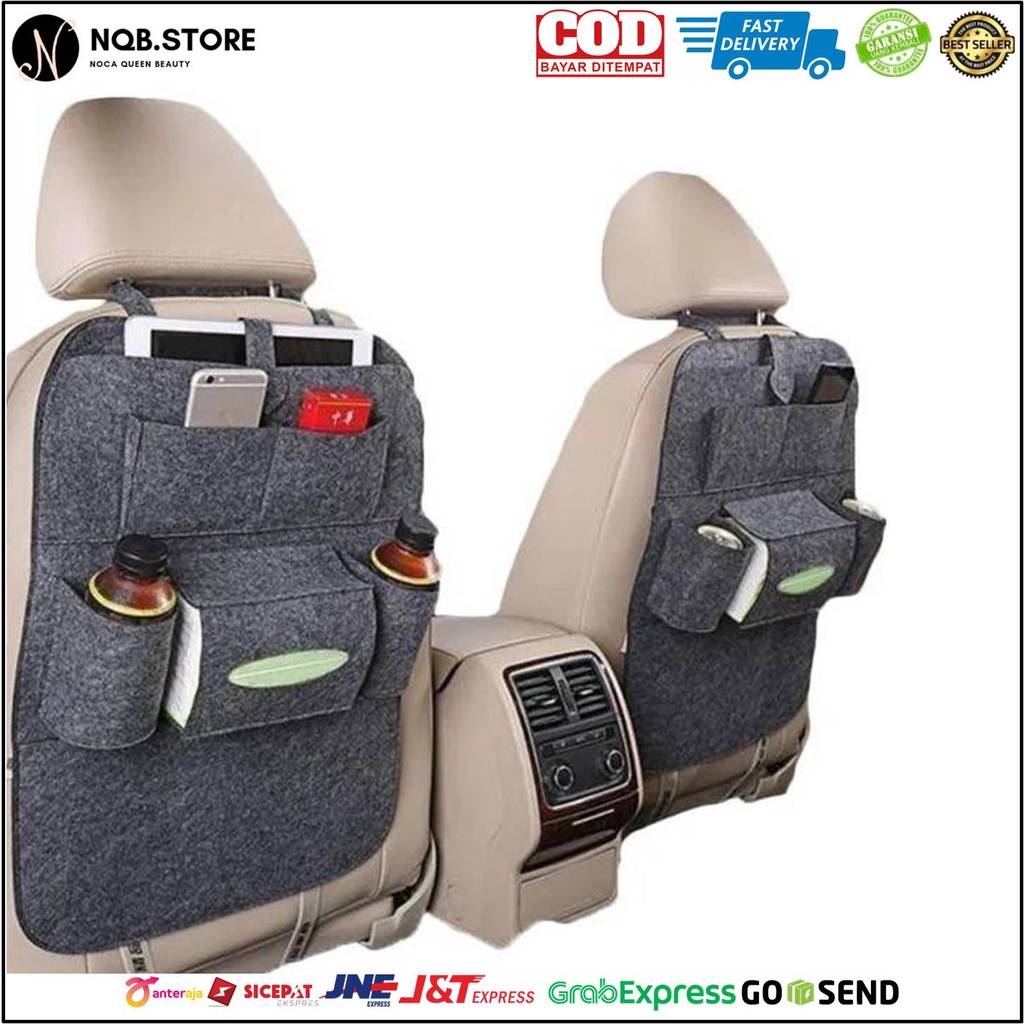 Jual NQB - Car Seat Organizer Tas Mobil Multifungsi 1 Pc Rak Kursi ...