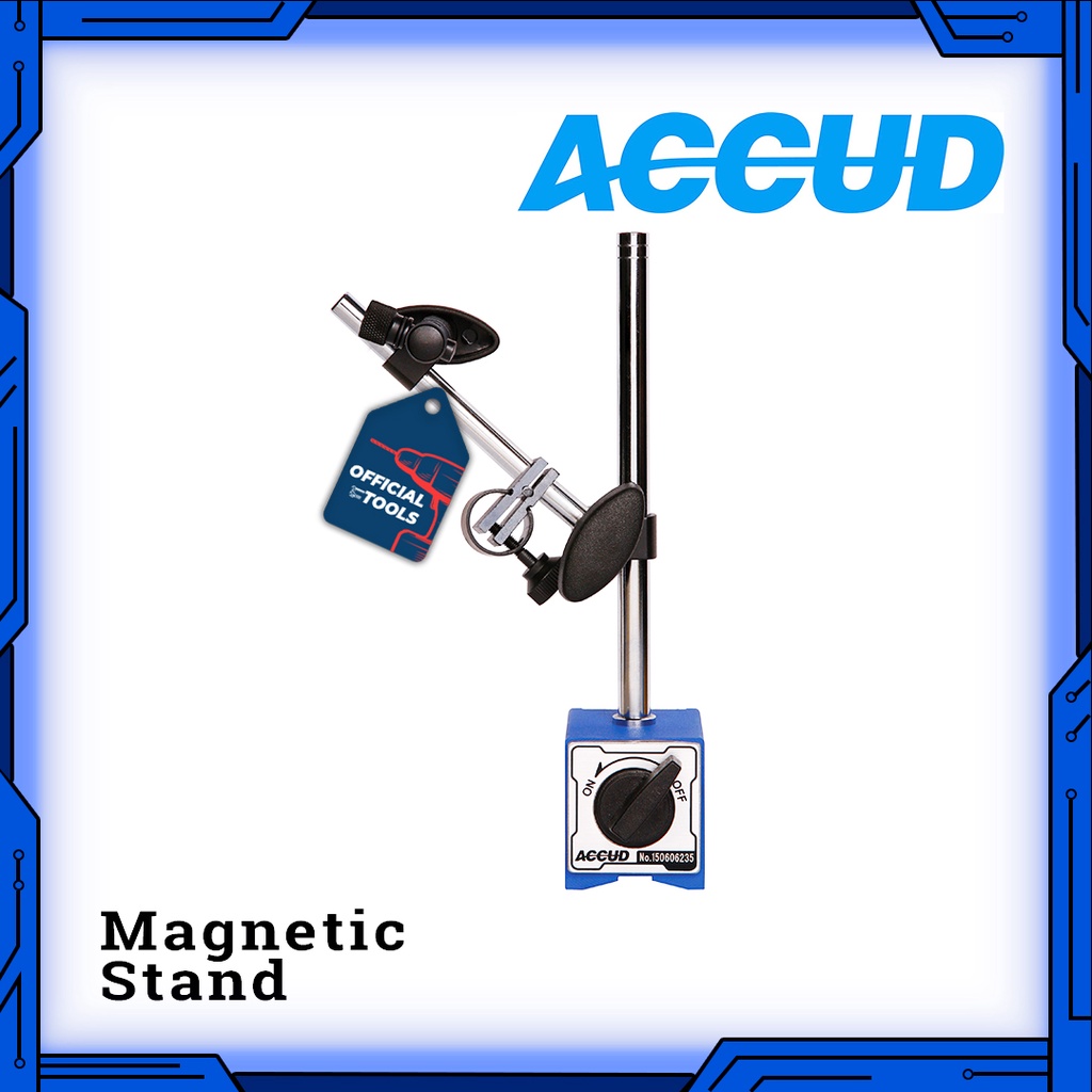 Jual Stand Dial Indicator ACCUD Magnetic Stand Base Universal | Shopee Indonesia