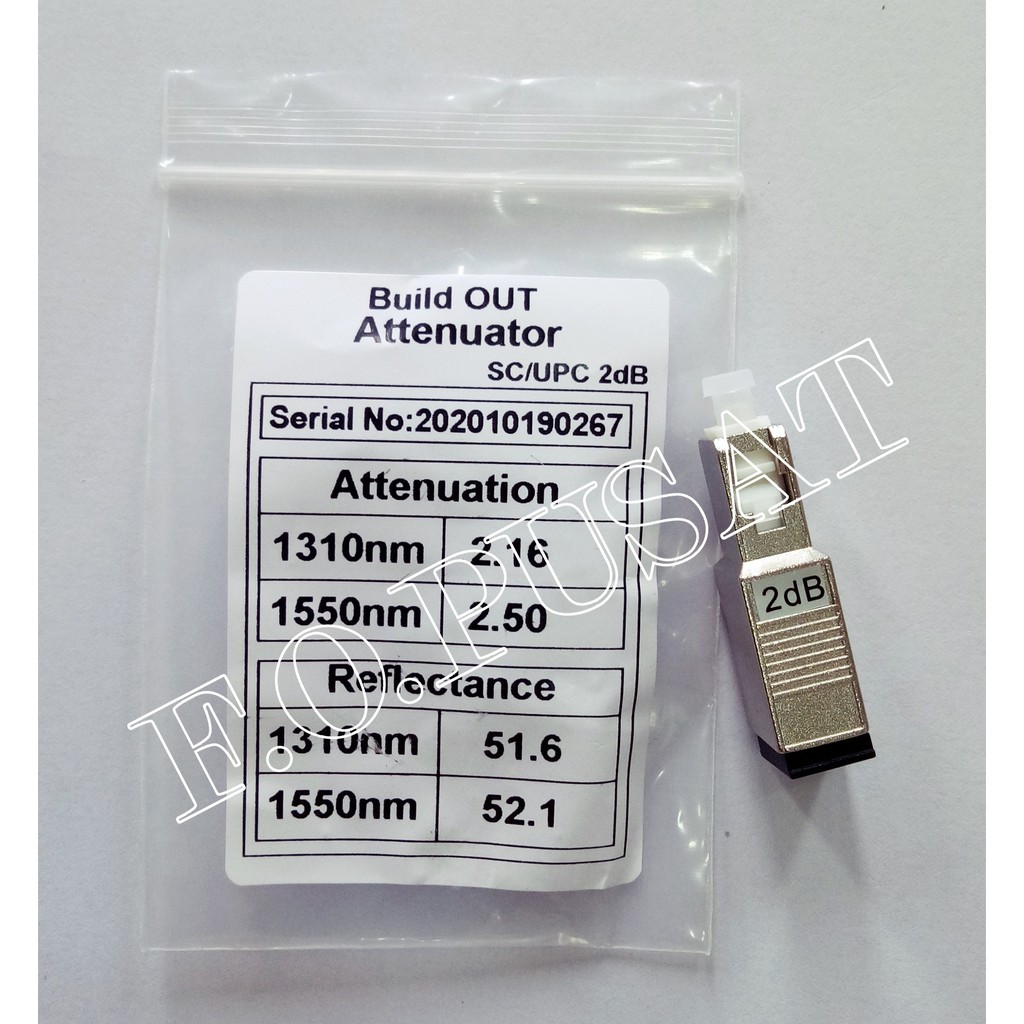 Jual Attenuator SC 3dB FO/FIBER OPTIK - 1dB 2dB 3dB 5dB 6 dB 7dB 10dB 12dB 13dB 15dB FO | Shopee ...