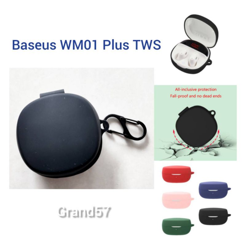 Jual Case Baseus WM01 Plus TWS Silicone Casing Silicon Silikon ...