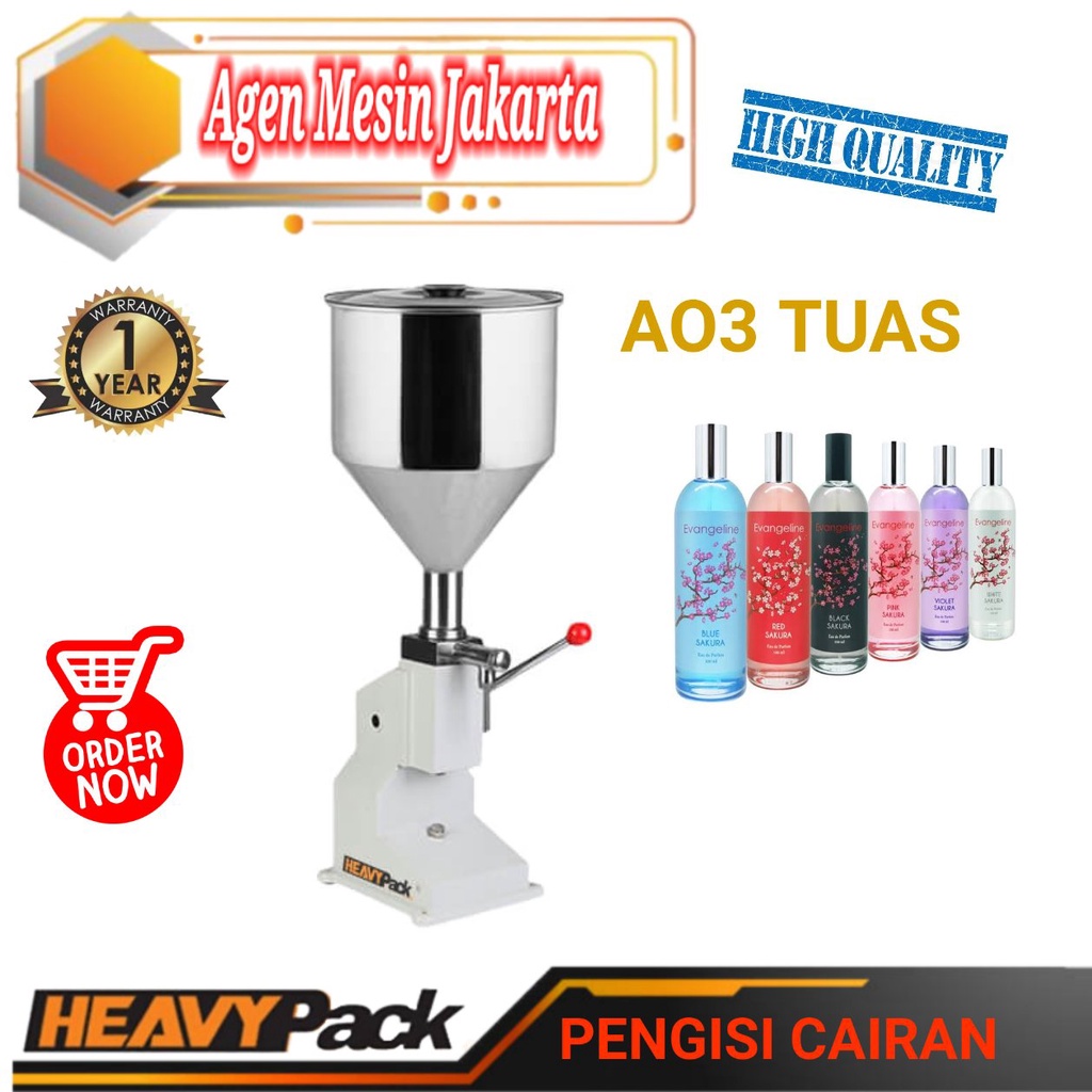 Jual Mesin Pengisi Cairan Kental Liquid Filling A03 HEAVYPACK | Shopee ...