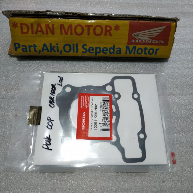 Jual AHM 12251K56N02 PAK COP CBR150R LED 16 ORIGINAL AHM | Shopee Indonesia