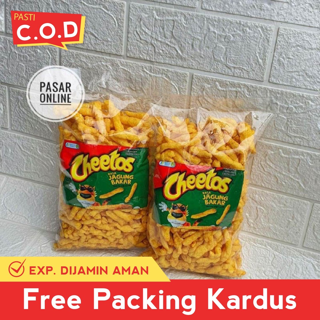 Jual snack kiloan cheetos twist corn jagung bakar 250 gram makanan ...
