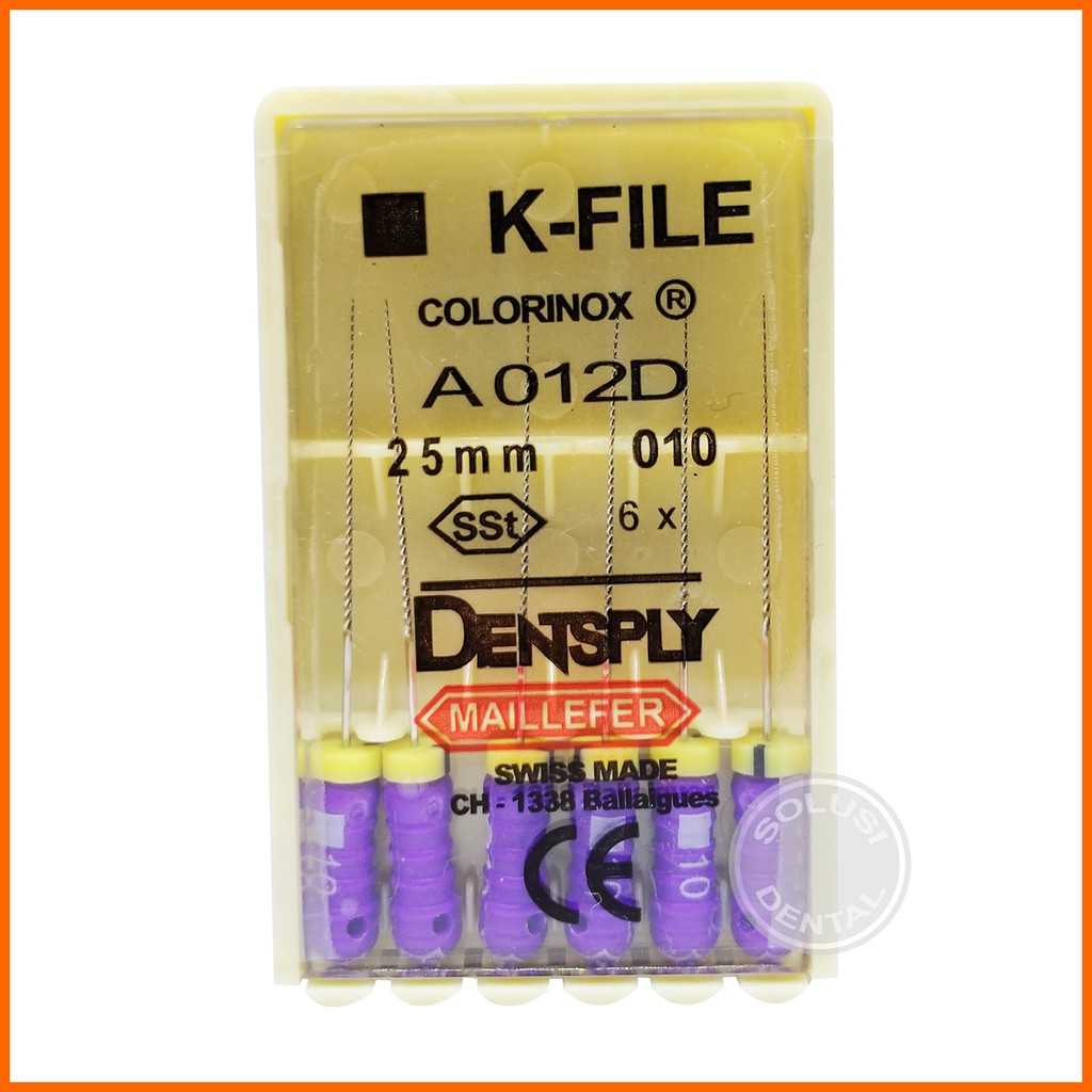 Jual K FILE DENTSPLY JARUM K FILE 25MM ASSORTED ENDODONTIC | Shopee ...