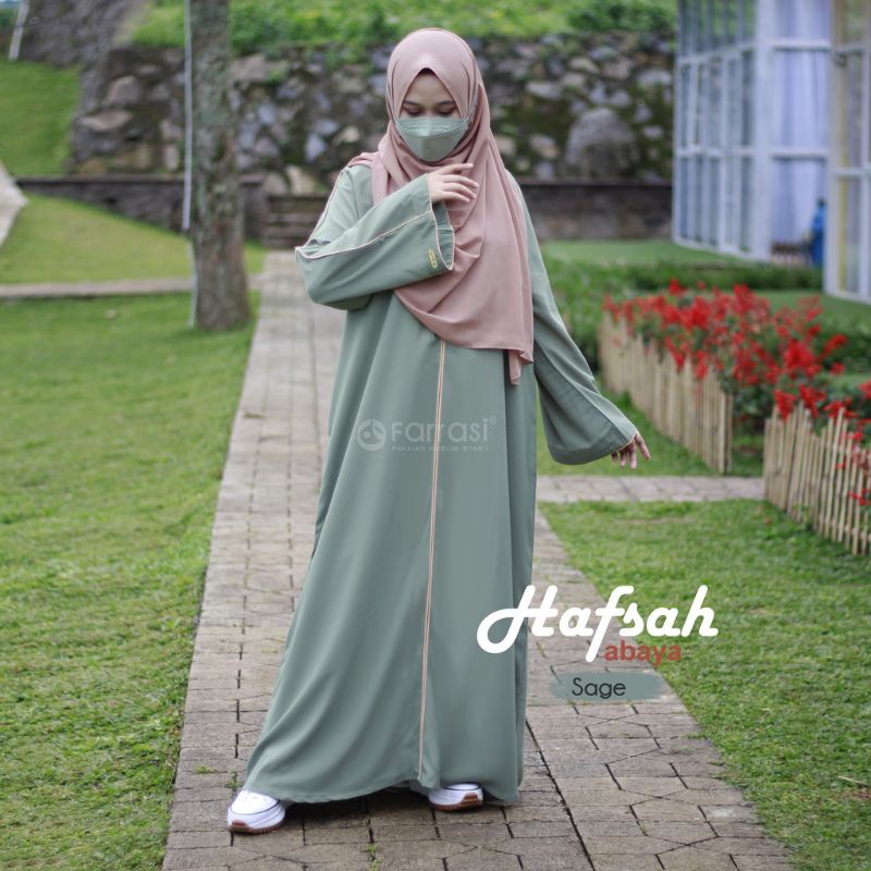 Jual ABAYA TURKEY FARRASI sage xs ready | Shopee Indonesia
