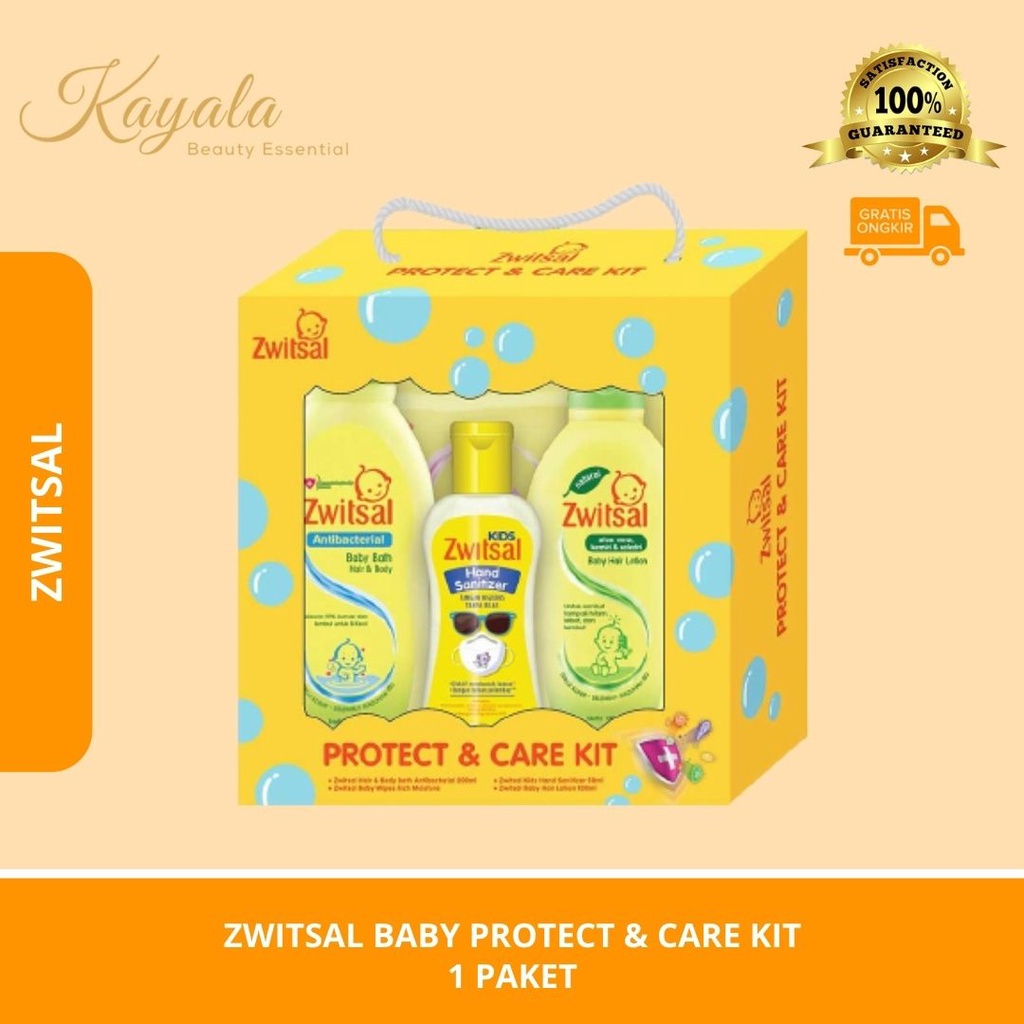 Jual ZWITSAL BABY PROTECT & CARE KIT - PAKET ZWITSAL KIT - HAMPERS ...