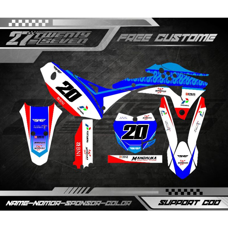 Jual DECAL STICKER KLX GORDON FULL BODY DECAL GORDON DECAL STIKER KLX ...