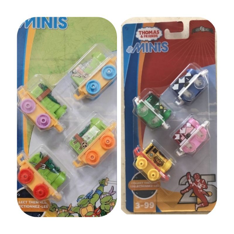 Jual Thomas And Friends Minis 4 SetPower Ranger dan Ninja Turtles ...