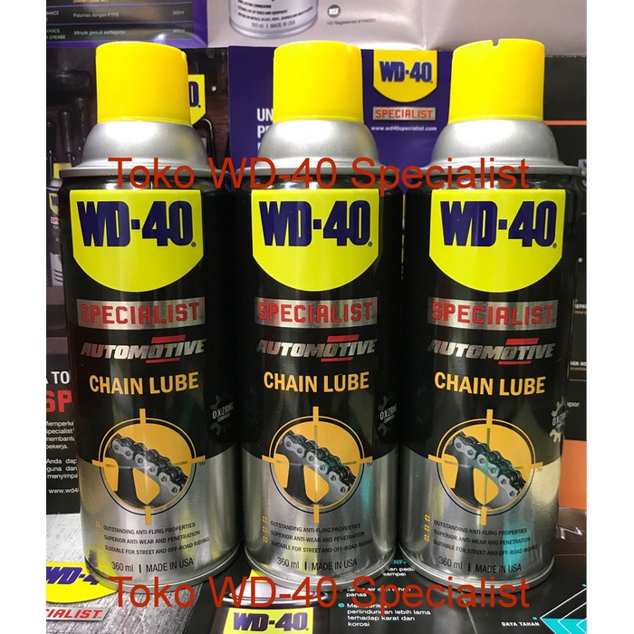 Jual WD40 Chain Lube / WD40 Pelumas Rantai /WD 40 Chain Lube/Pelumas ...