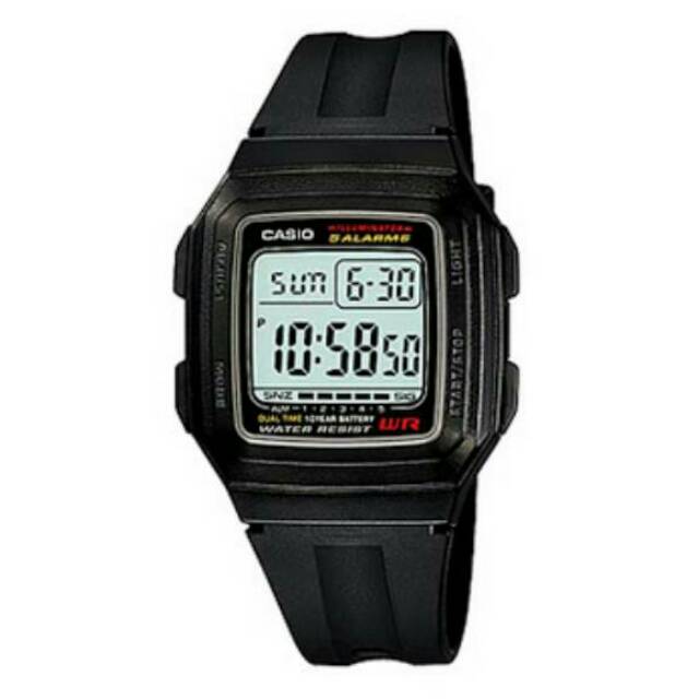 Jual Jam Tangan Pria Casio Original Standard Digital Tipe F-201WA-1A ...