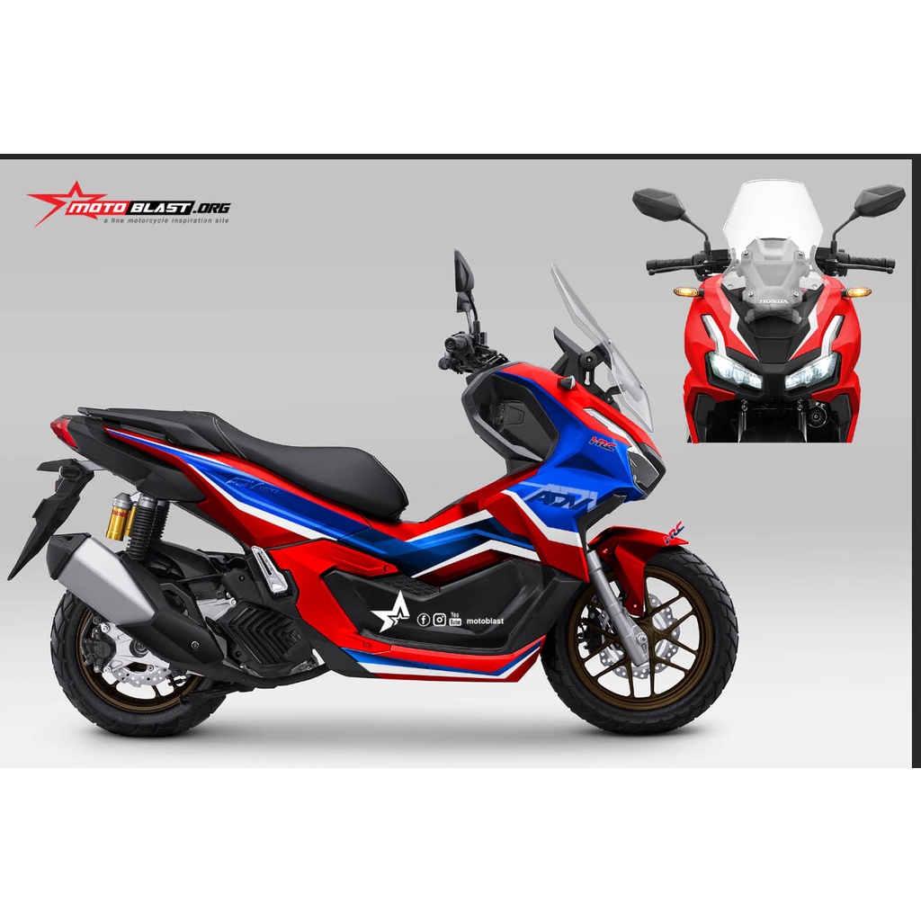 Jual Decal stiker Honda ADV 160 HRC Fullbody Motoblast | Shopee Indonesia