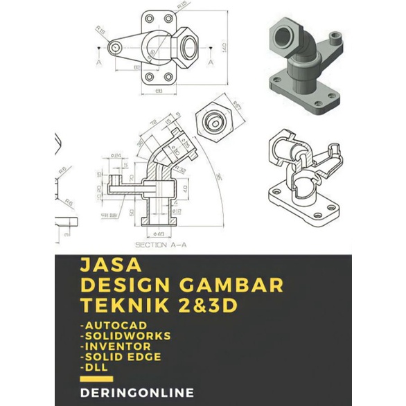 Jual JASA PEMBUATAN GAMBAR TEKNIK 2D DAN 3D MODELING (AUTOCAD ...