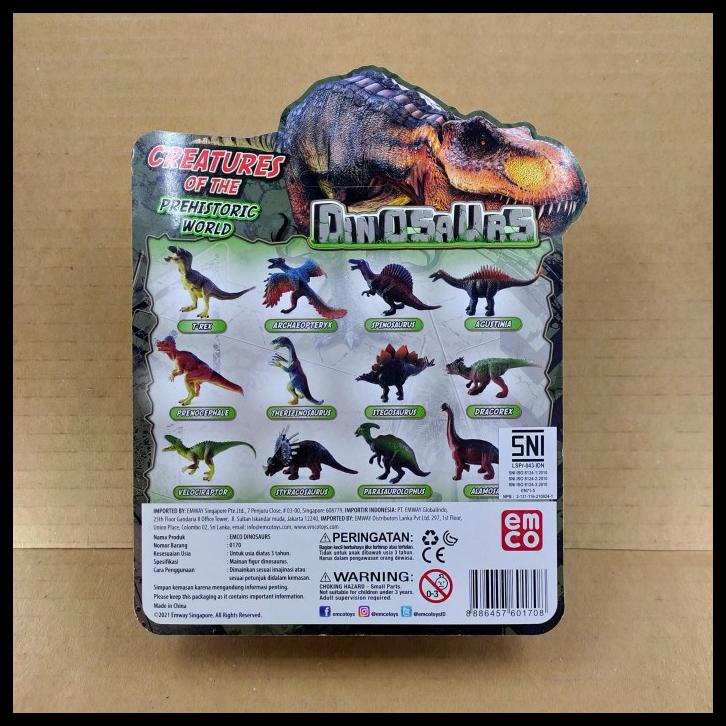 Jual Emco Dinosaurs Stegosaurus Action Figure Mainan Hewan Dinosaurus ...